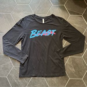 mr beast | Shirts | Mr Beast Merch Black Long Sleeve Logo Shirt | Poshmark